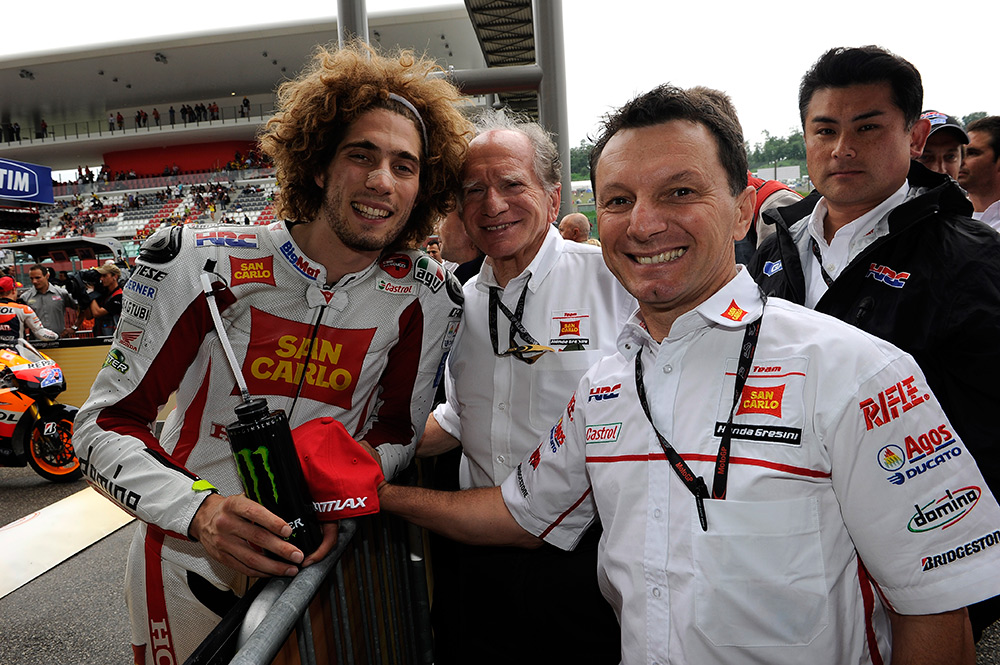 Fausto Gresini a Marco Simoncelli by dnes slavili společně - Pure GP Race