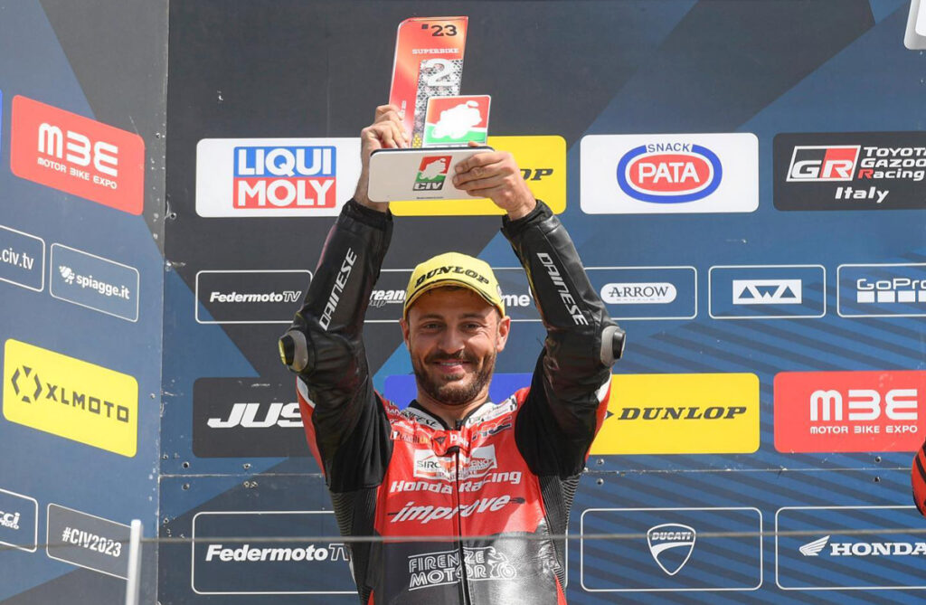 CIV Superbike, Luca Vitali “Nous continuons à faire des miracles ...