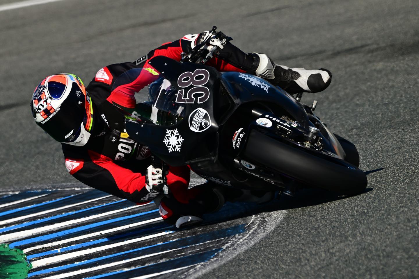 Simone Corsi en Championnat du Monde Supersport sur Ducati Renzi Corse ...