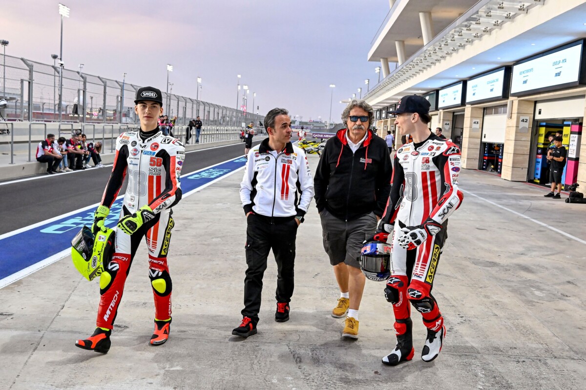 Moto3, Paolo Simoncelli « Il y a du potentiel, avec les jeunes on y va ...